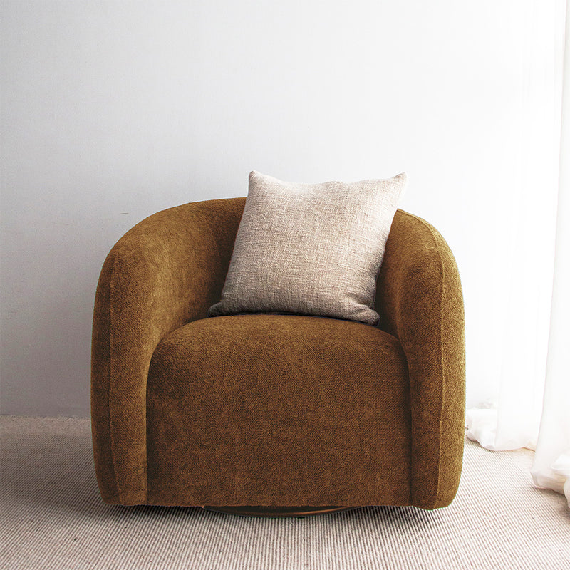 Xander Swivel Armchair - Ginger – A&C Homestore