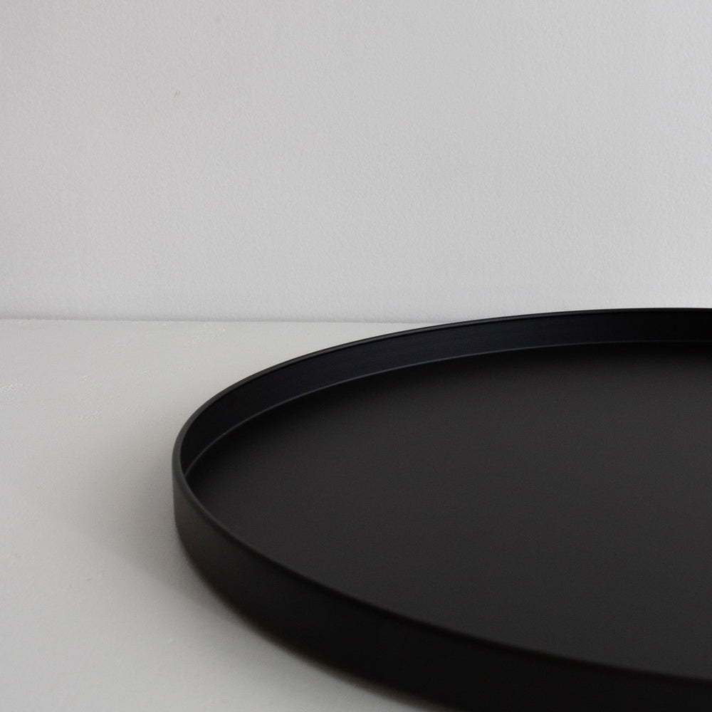 Round Tray - Black – A&C Homestore