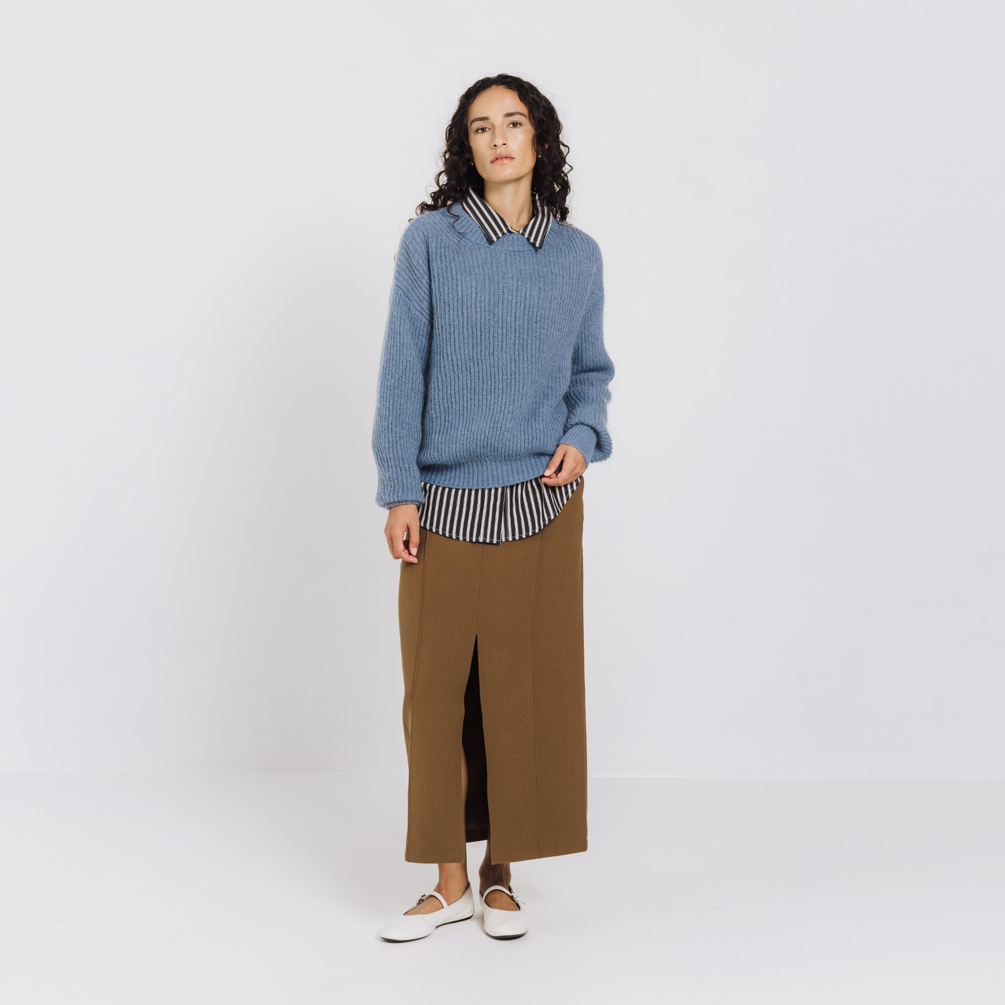 Jess Crew | Dusty Blue | A&C Homestore