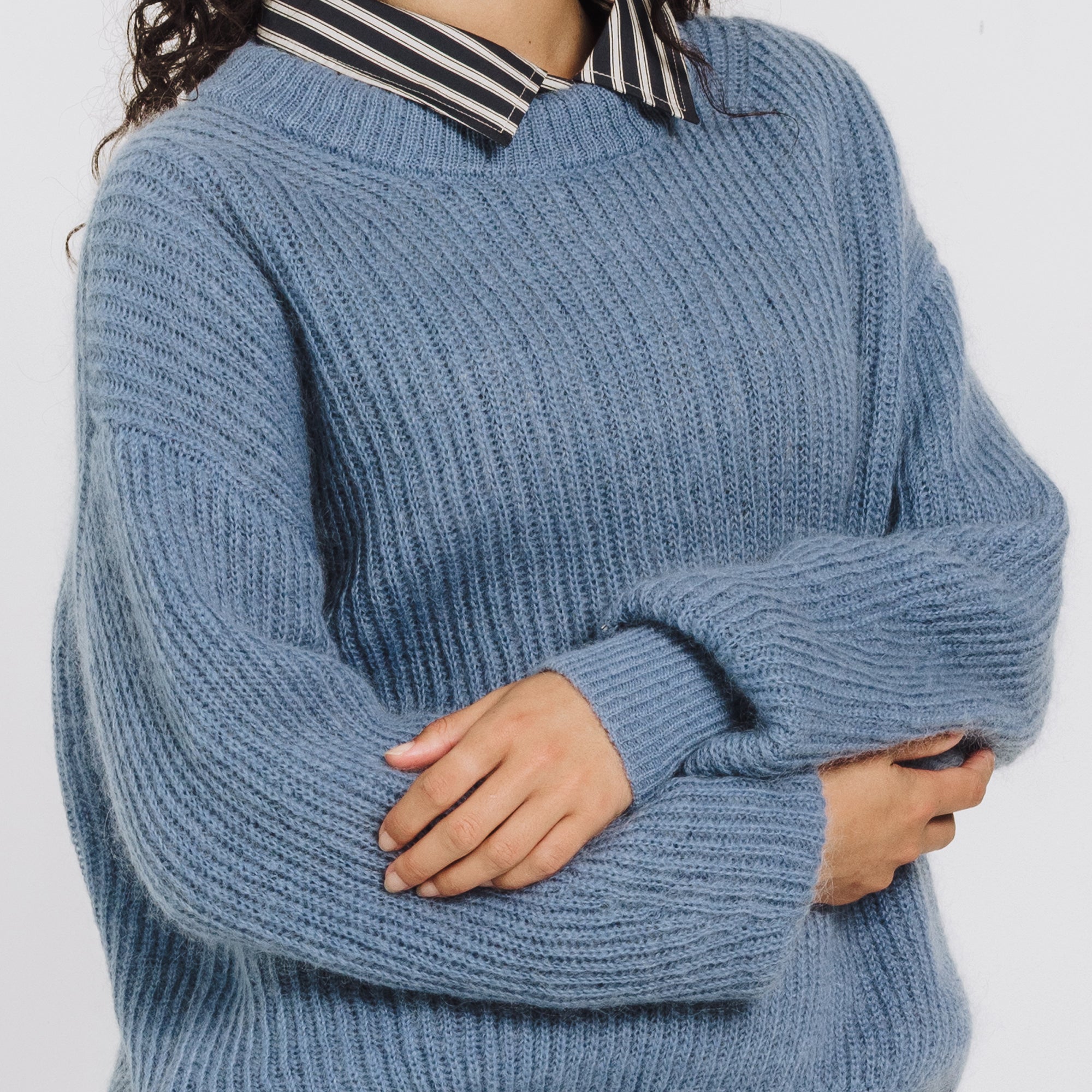 Jess Crew | Dusty Blue | A&C Homestore