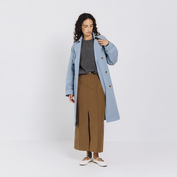 Poppy Coat - Dusty Blue – A&C Homestore