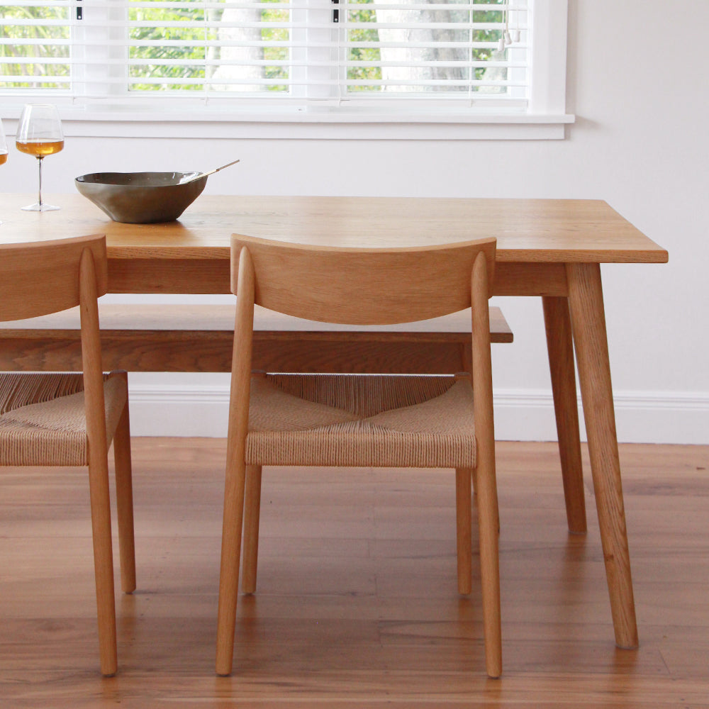 Isaac Cord Chair - Natural Oak – A&C Homestore