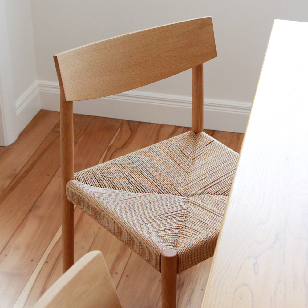 Isaac Cord Chair - Natural Oak – A&C Homestore