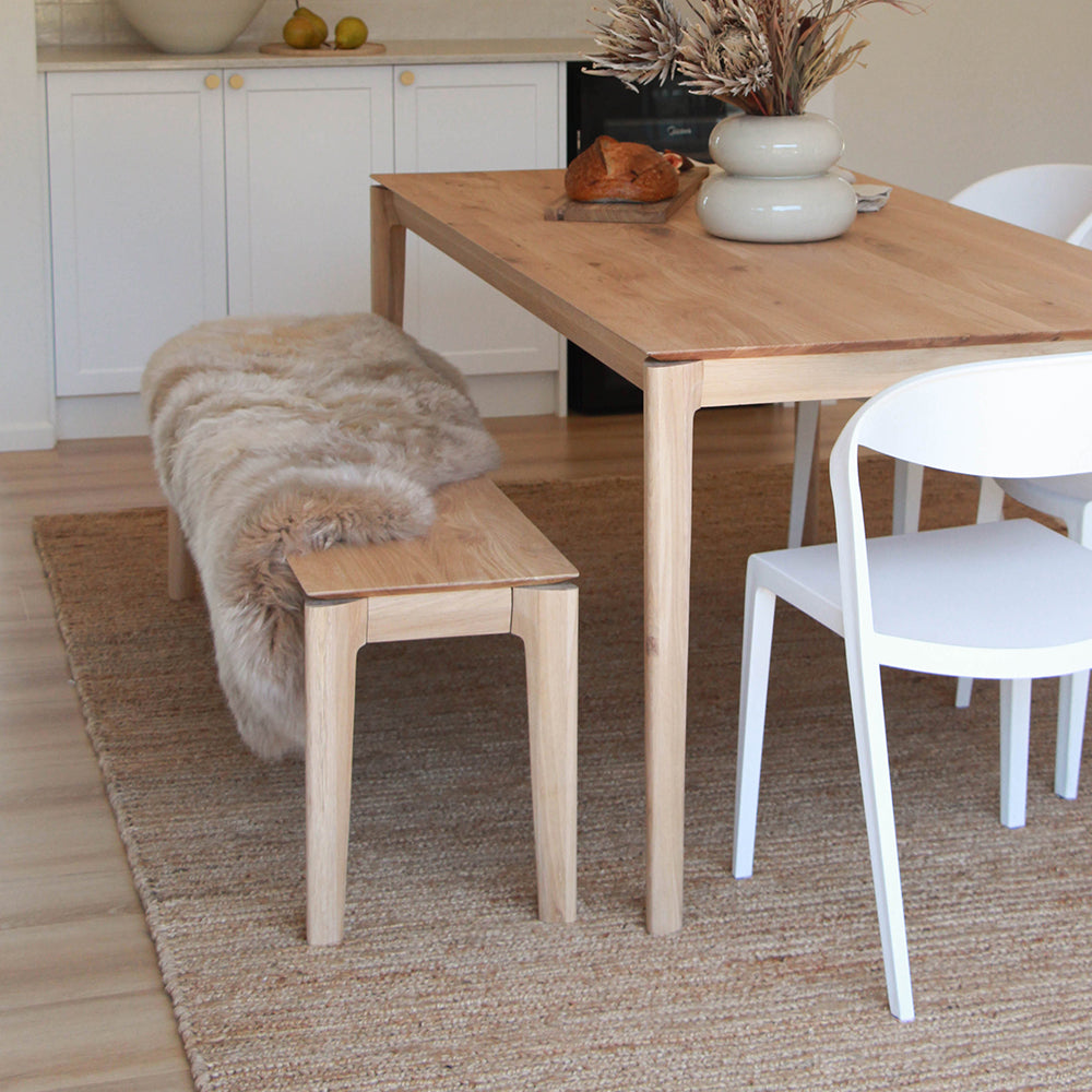 Chase Solid Oak Bench Seat – A&C Homestore